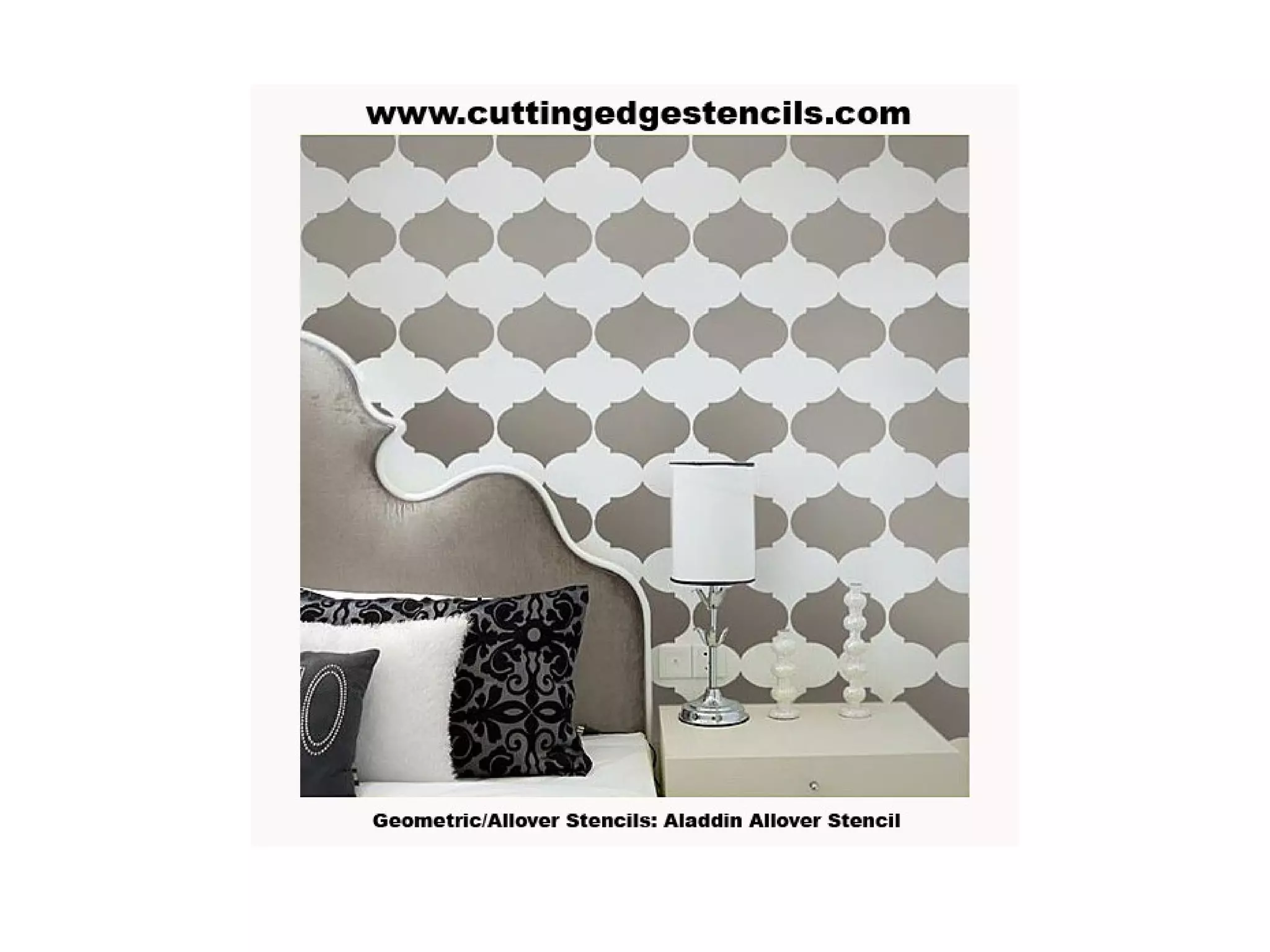 Geometric Allover stencils by Cutting Edge Stencils | PPT