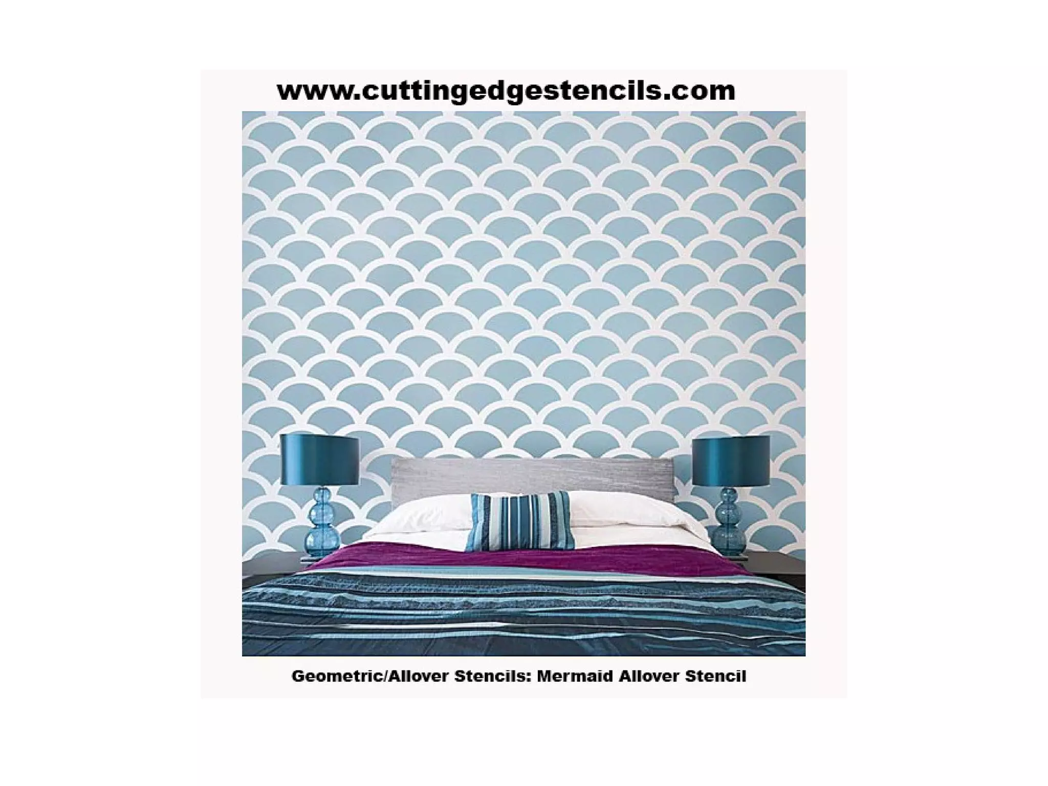 Geometric Allover stencils by Cutting Edge Stencils | PPT