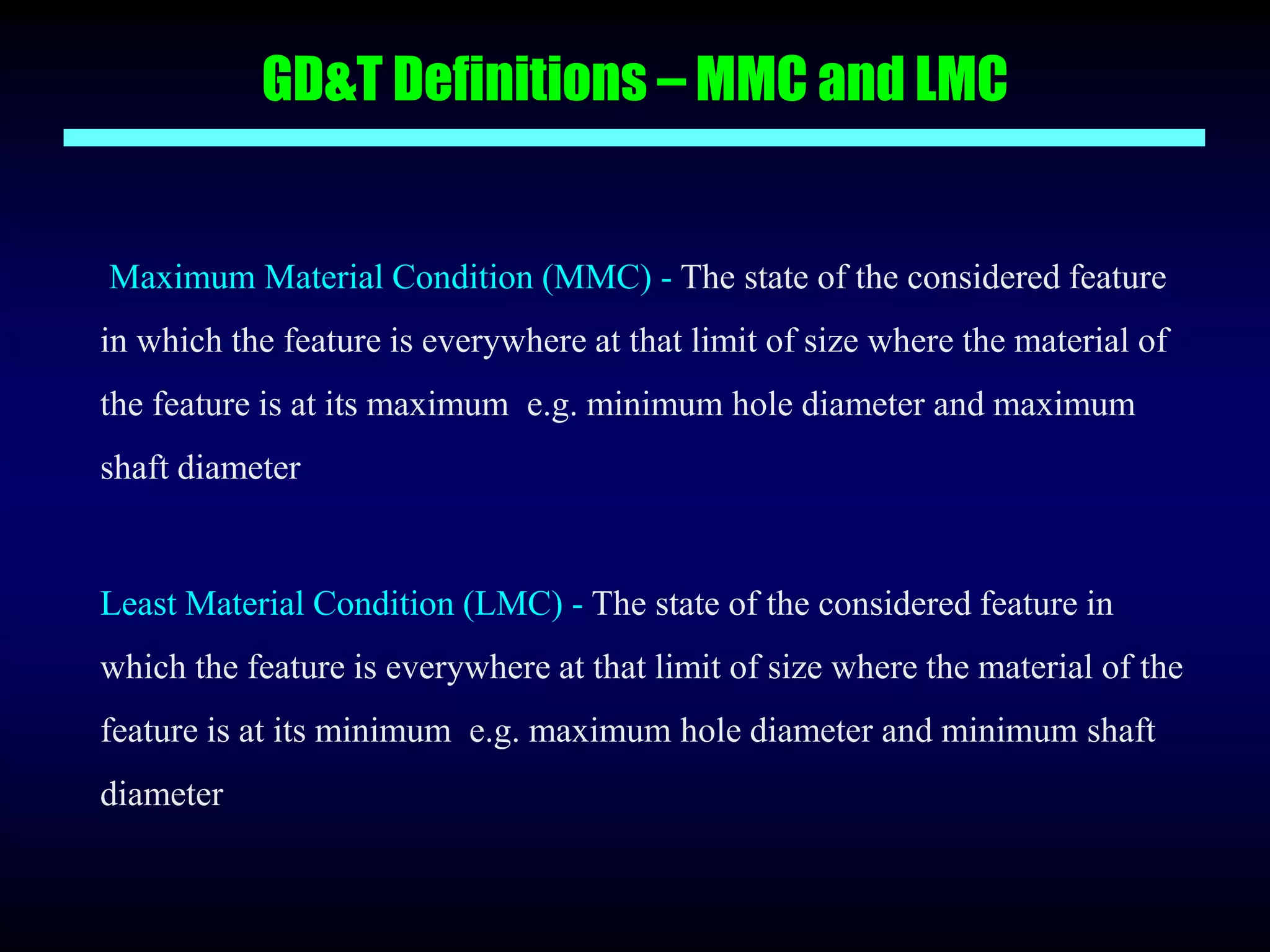 Geometrical Dimensioning and Tolerancing | PPT