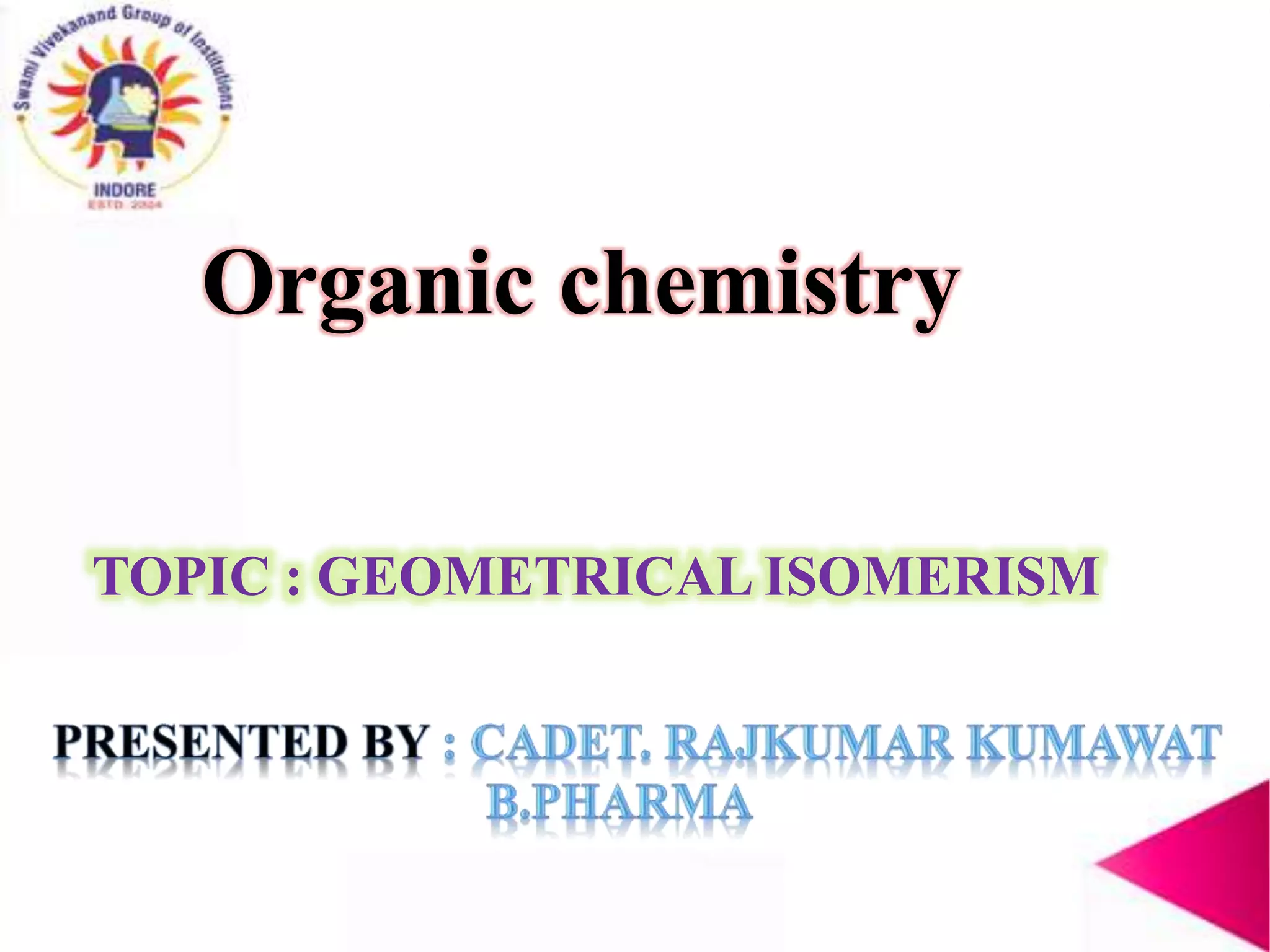Geometrical isomerism | PPT
