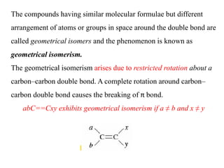 Geometrical isomerism | PPT