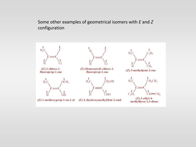 Stereochemistry part 3 Geometrical isomerism | PPT