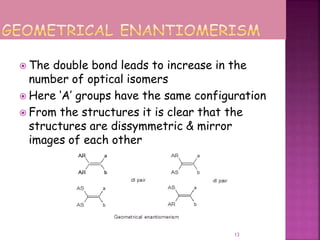 Geometrical Isomerism in Olefins | PPTX