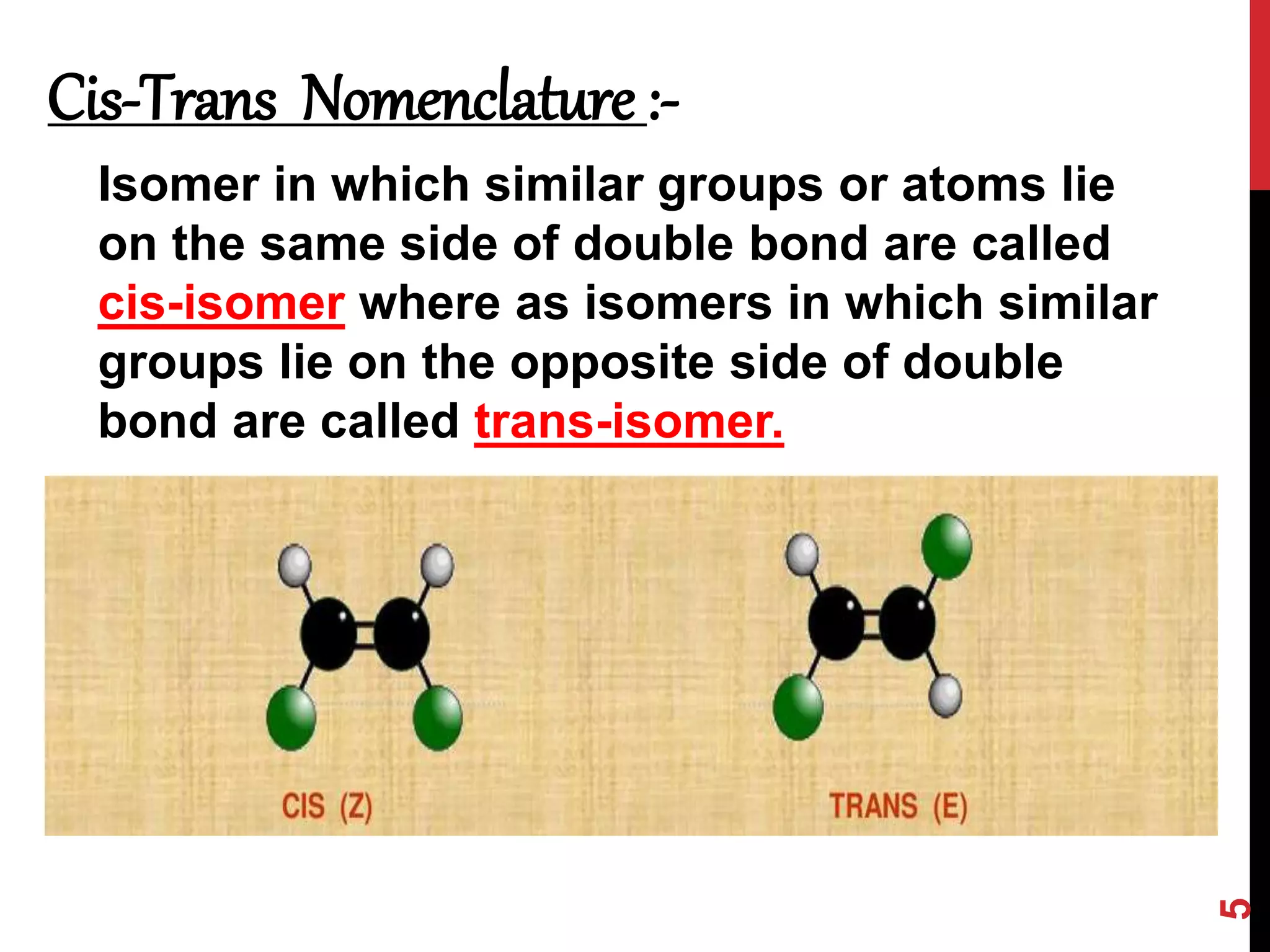 Geometrical isomerism | PPTX