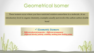 Geometrical isomers | PPTX