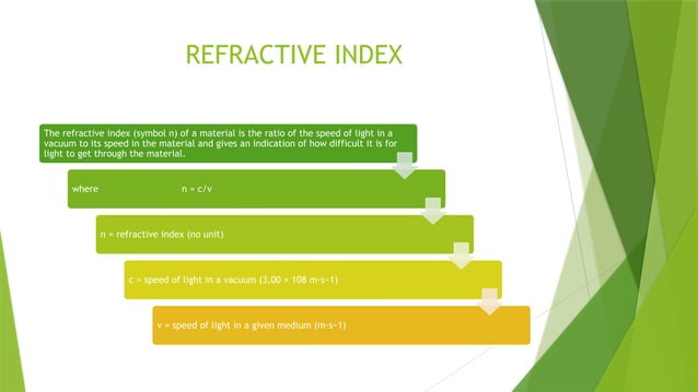GEOMETRICAL OPTICS (REFRACTION) physical sciences G11 | PPT