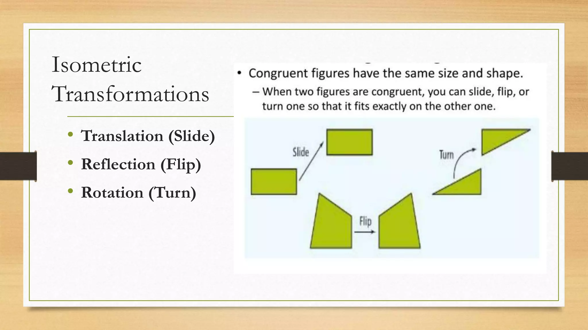 Geometrical transformation | PPTX