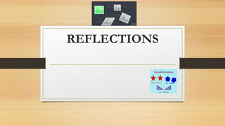 Geometrical transformation reflections | PPTX