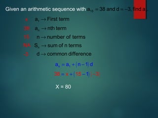 Geometric and arithmatics sequence | PPT
