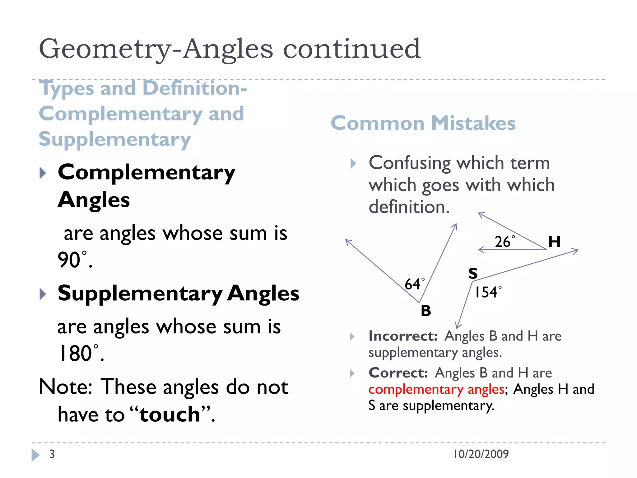 Geometric angles 41-70 | PPT
