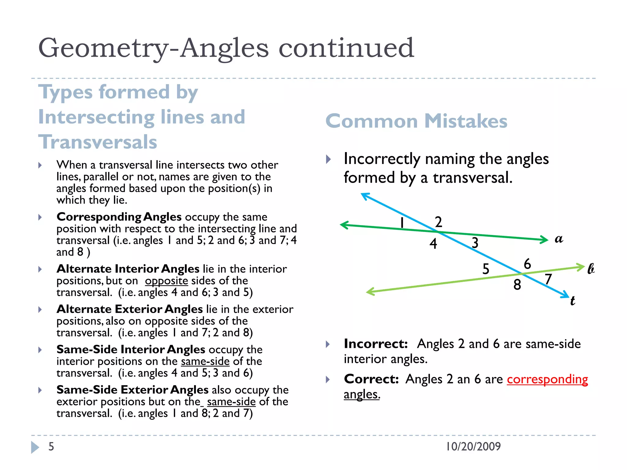 Geometric angles 41-70 | PPT