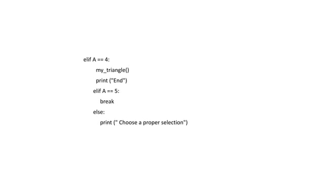 Geometric calculator with python language | PPTX
