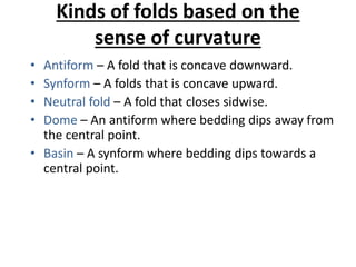 Geometric classification of folds | PPTX