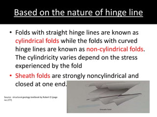 Geometric classification of folds | PPTX