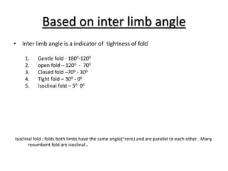 Geometric classification of folds | PPTX