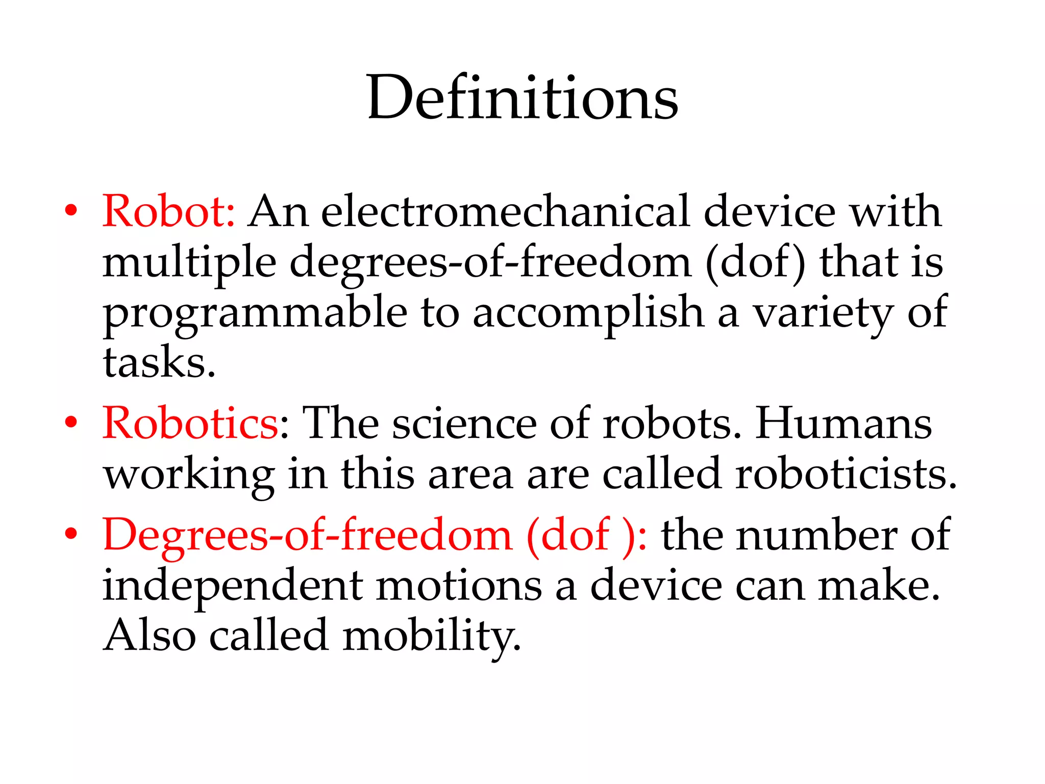 Geometric Configurations for Robots.pptx