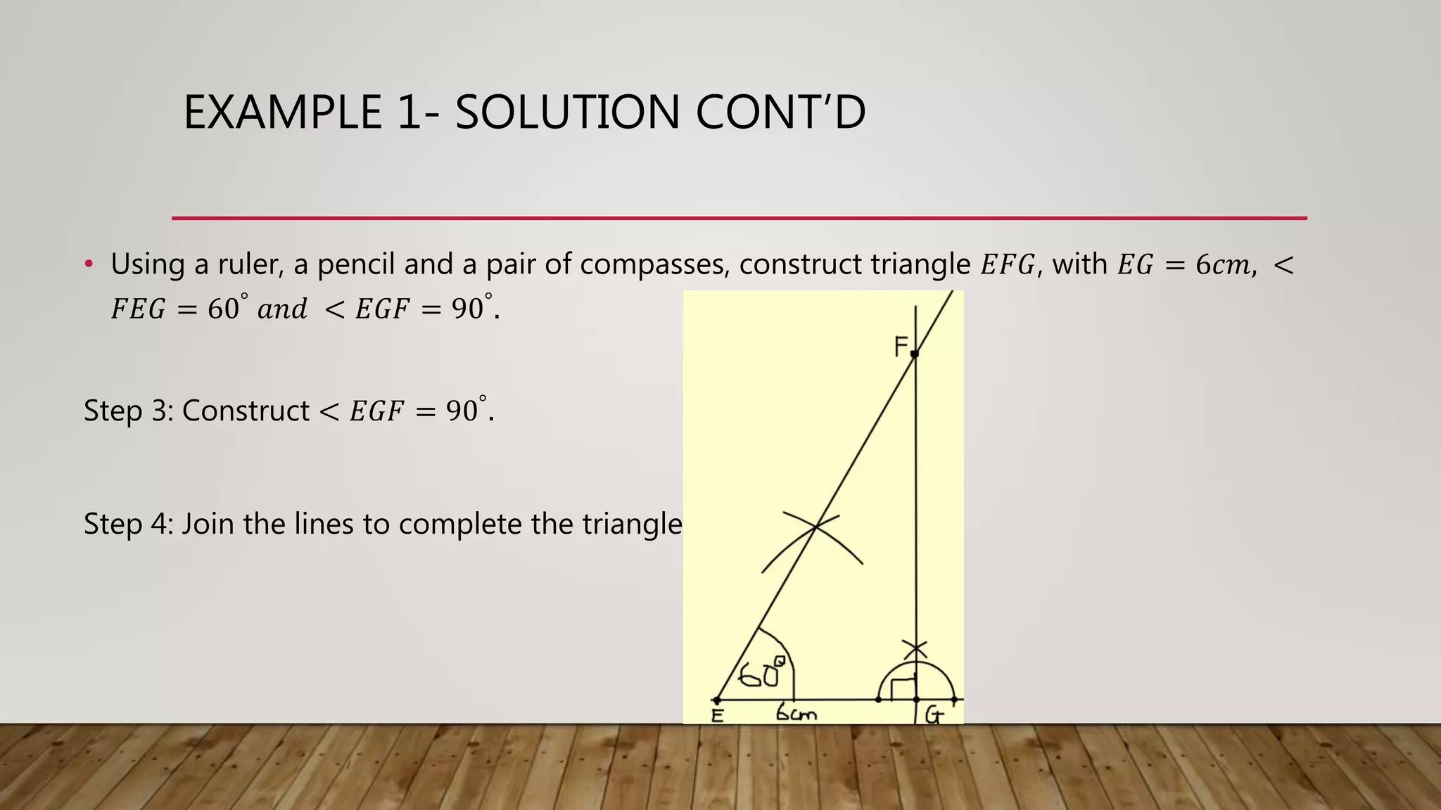 Geometric constructions | PPTX