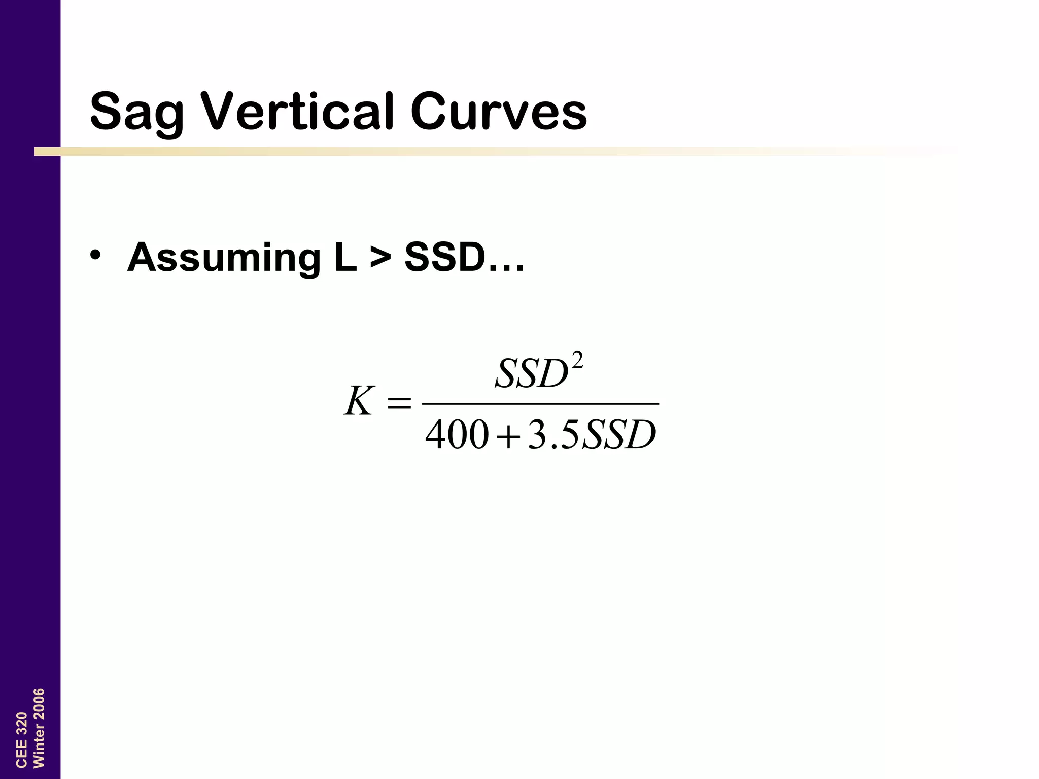 Geometric Design (Transportation Engineering) | PPT
