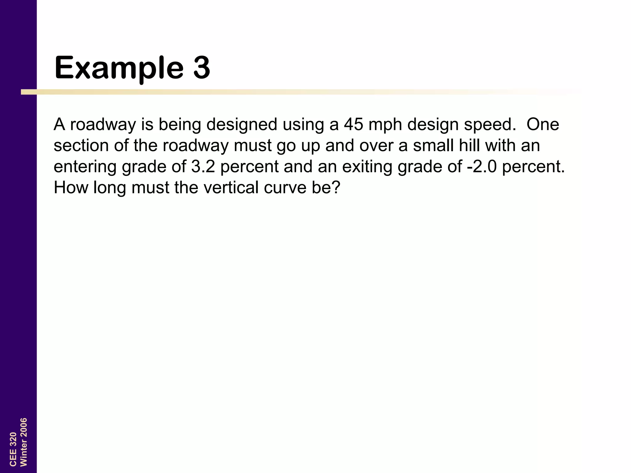 Geometric Design (Transportation Engineering) | PPT