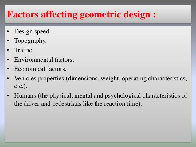 Geometric design of highway | PPT