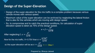 Geometric design of highway | PPTX