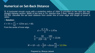 Geometric design of highway | PPTX