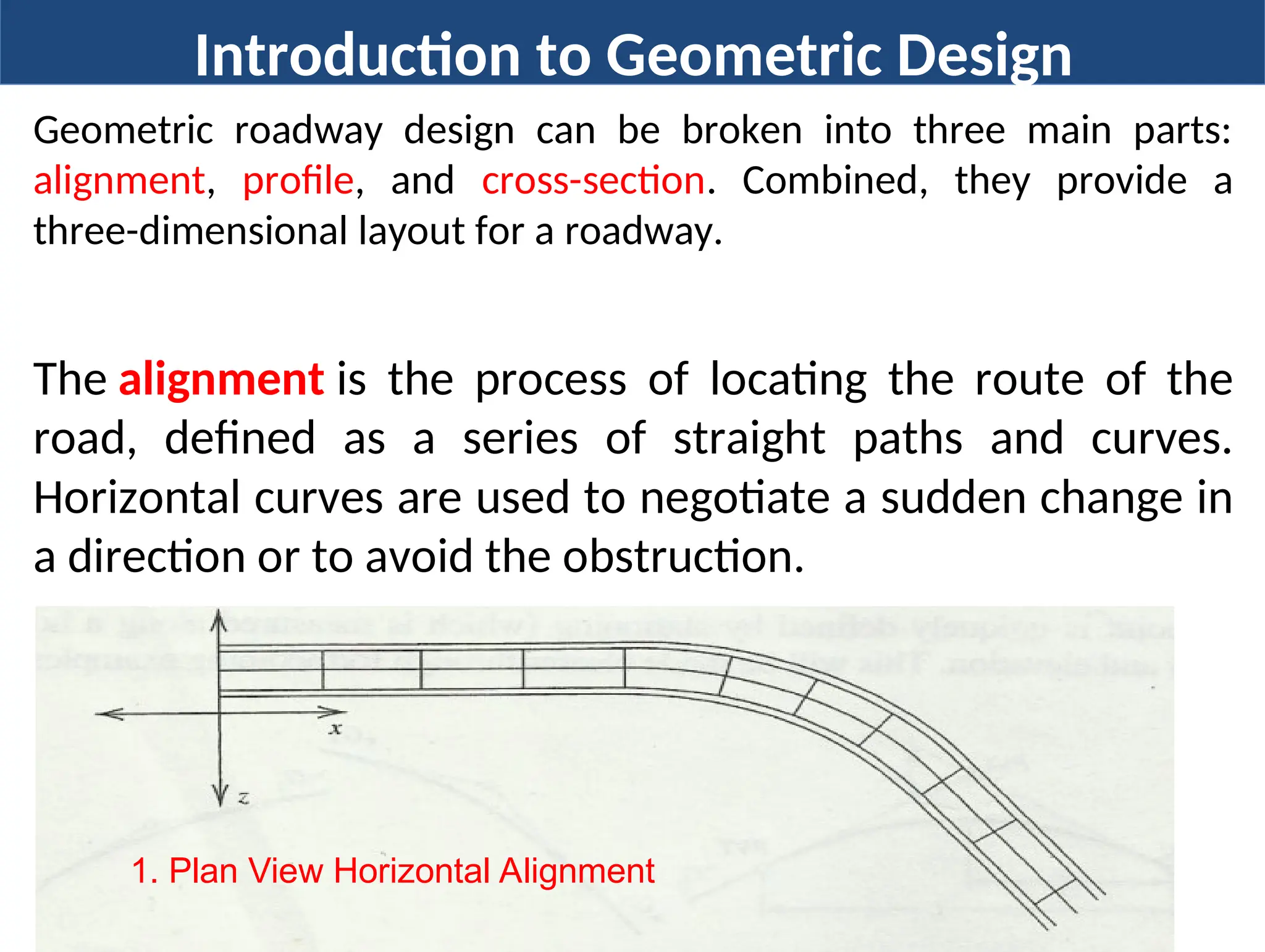 Geometric Design of Highways and cross section- 1.ppt