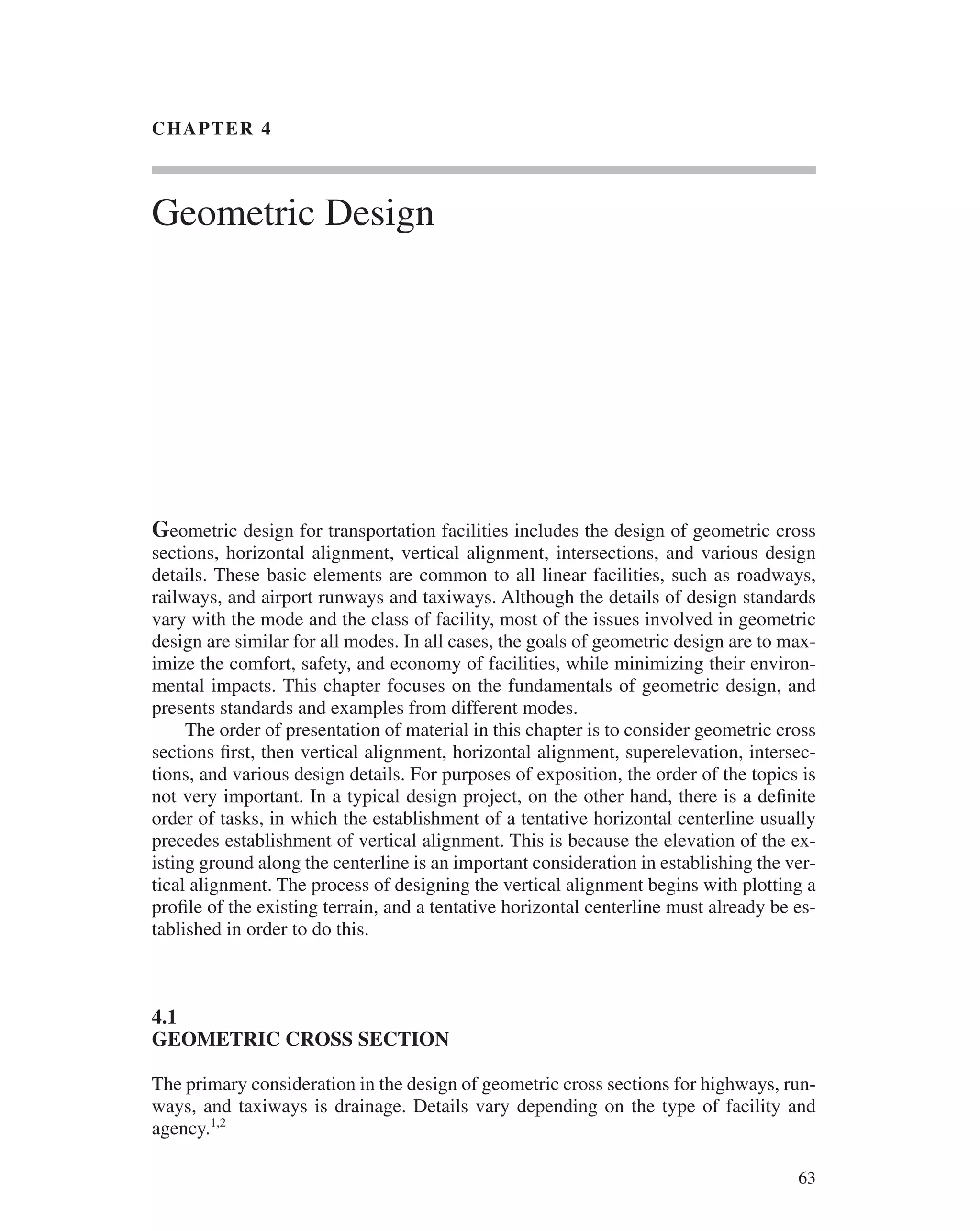 Geometric design of road | PDF