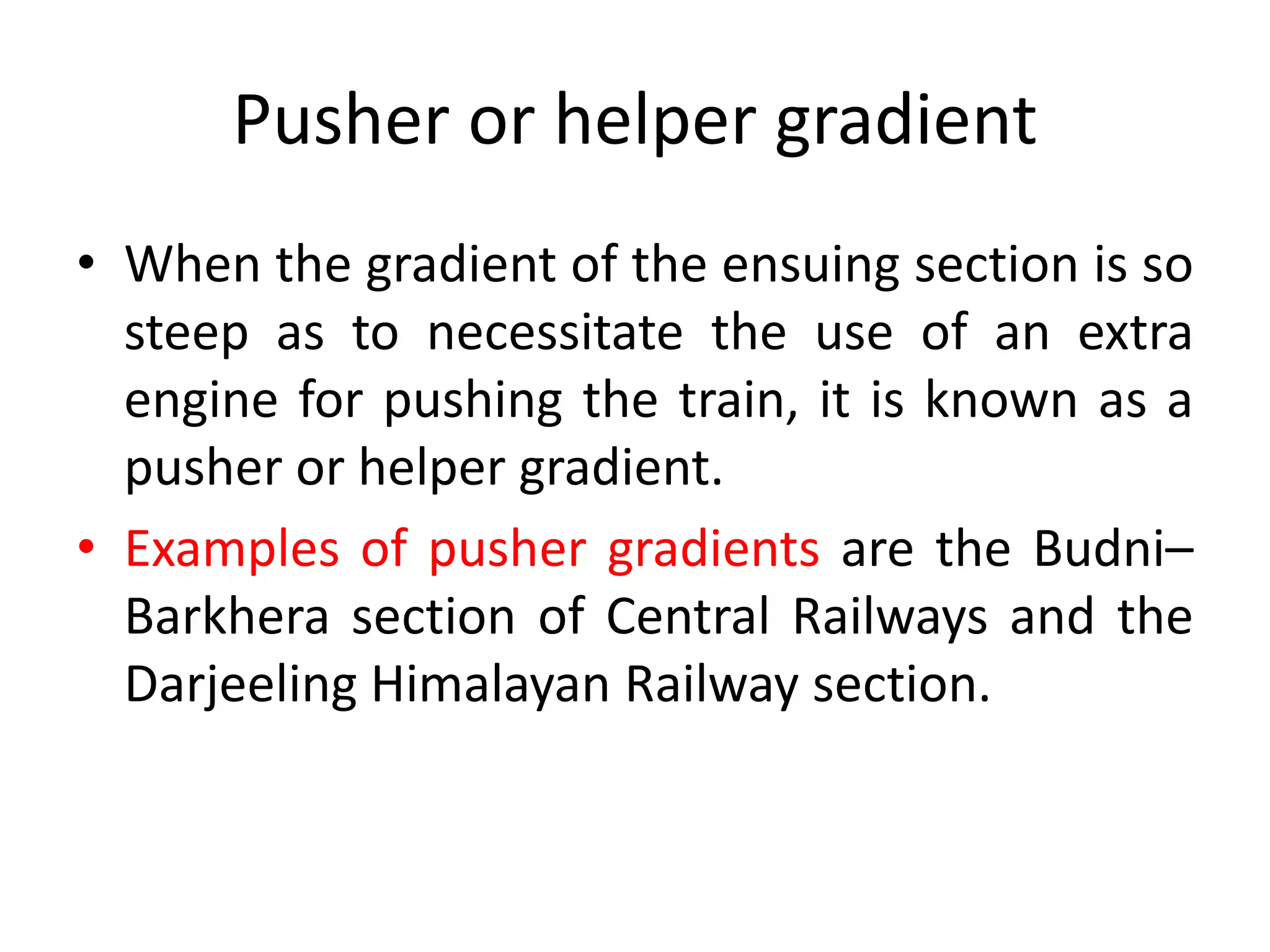 Railway Engineering - Geometric design of track | PPTX