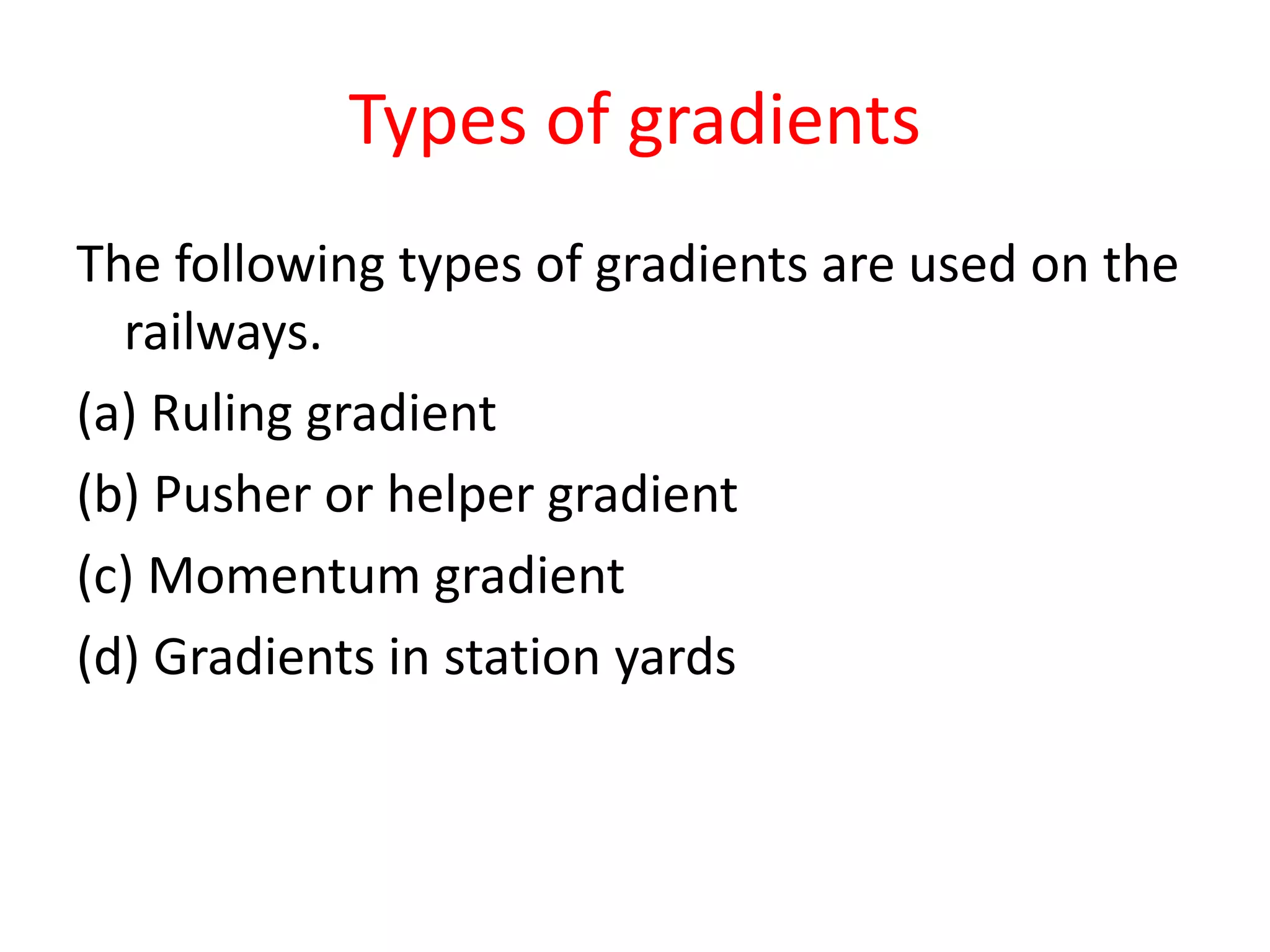 Railway Engineering - Geometric design of track | PPTX