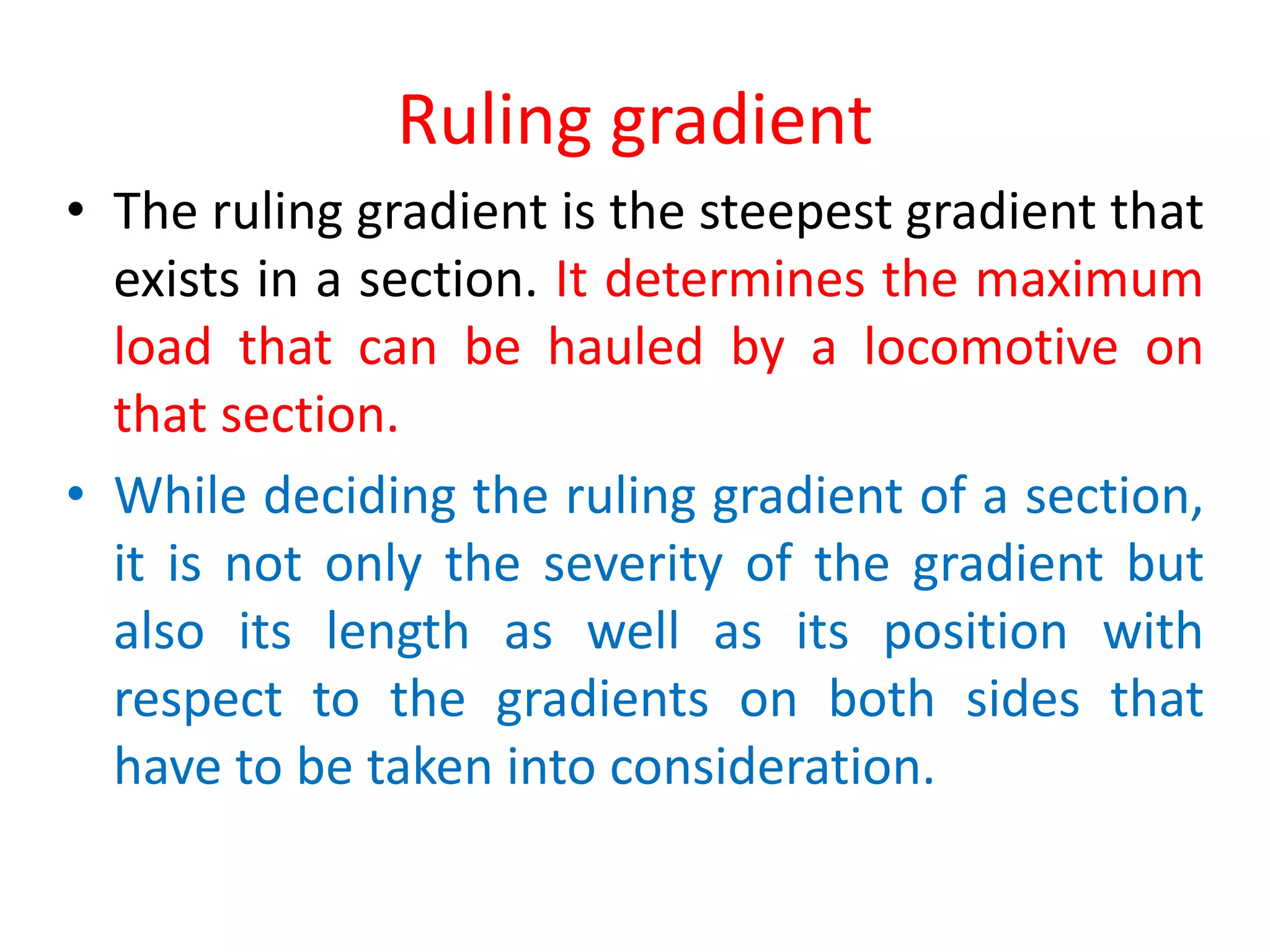 Railway Engineering - Geometric design of track | PPTX