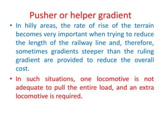 Railway Engineering - Geometric design of track | PPTX