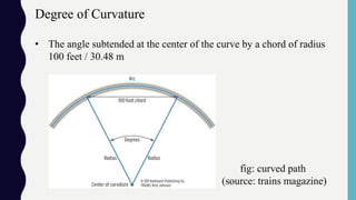 Geometric design of track | PPTX