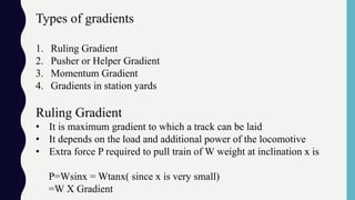 Geometric design of track | PPTX | Rail Travel | Travel Type