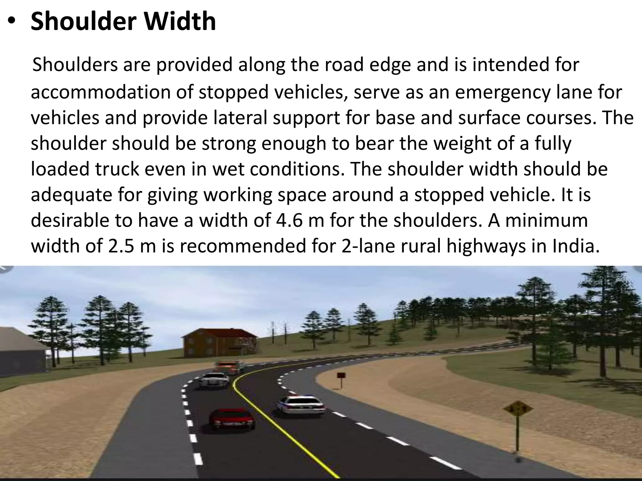 Geometric design standards for rural (non urban) | PPTX