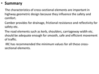 Geometric design standards for rural (non urban) | PPTX