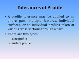 Geometric dimensioning and tolerance | PPTX