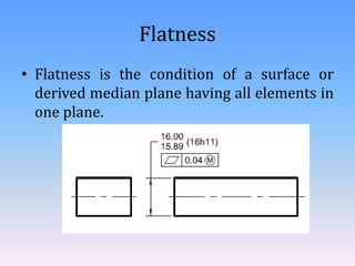 Geometric dimensioning and tolerance | PPTX