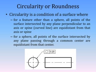Geometric dimensioning and tolerance | PPTX