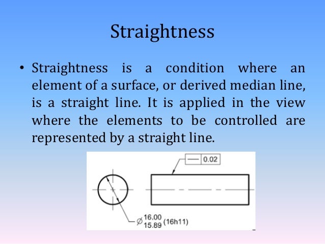 Geometric dimensioning and tolerance