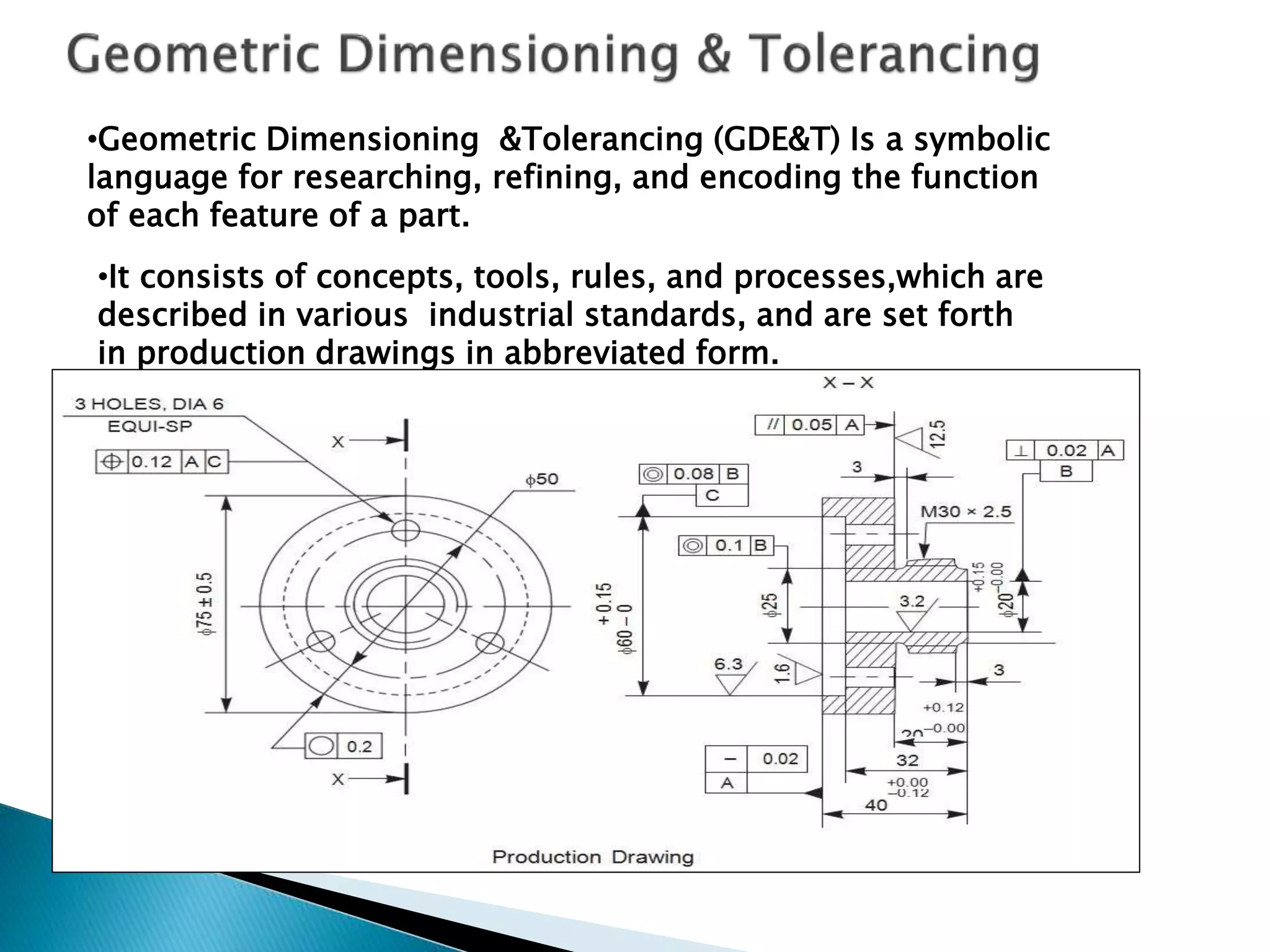 Geometric Dimensioning & Tolerancing | PPTX