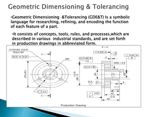 Geometric Dimensioning & Tolerancing | PPTX