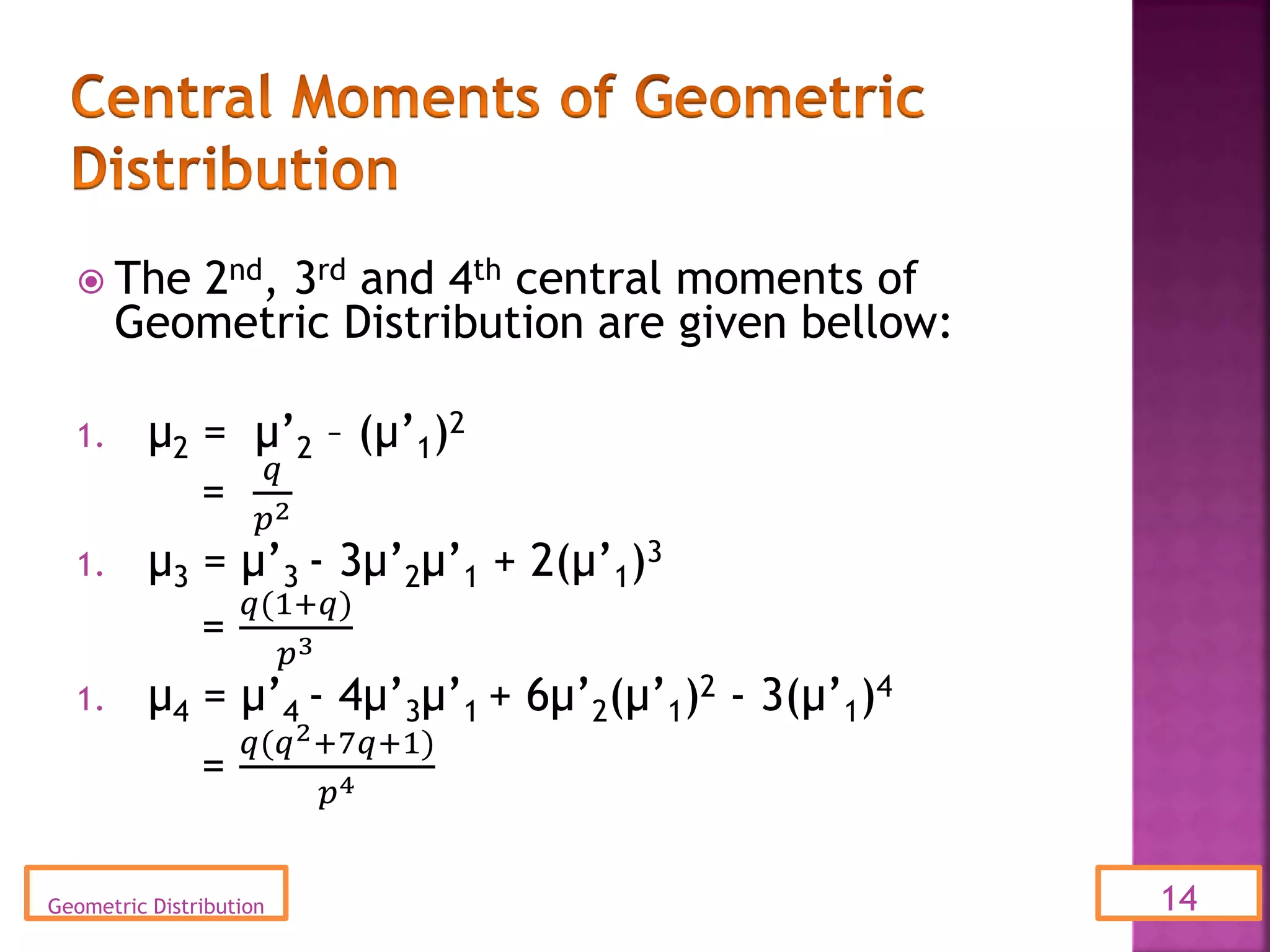 Geometric Distribution | PPTX | Physics | Science