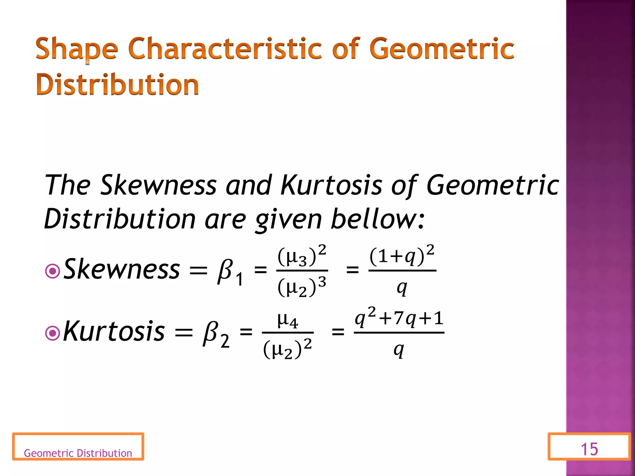 Geometric Distribution | PPTX | Physics | Science