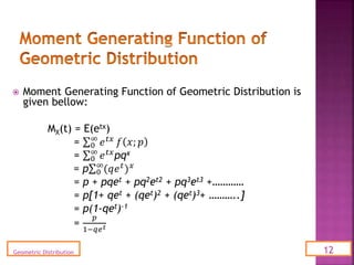 Geometric Distribution | PPTX