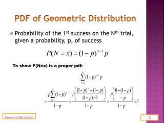 Geometric Distribution | PPTX