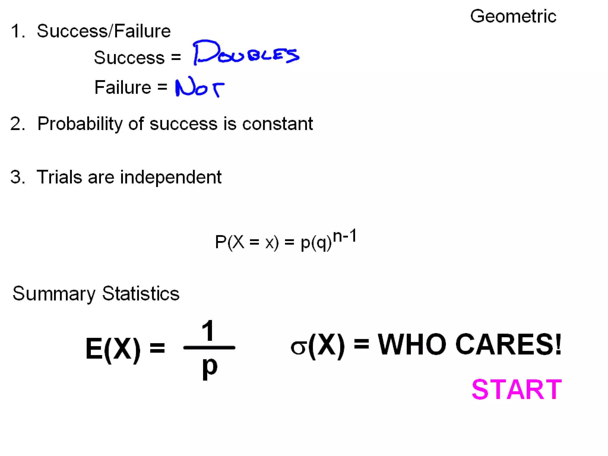 10-11 Geometric Distributions | PPT