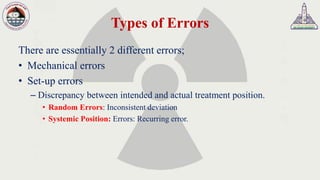 Geometric errors in 3DCRT and IMRT | PPT