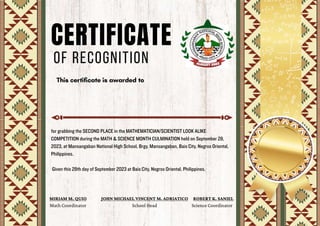 Geometric Ethnic Bordered Certificate Landscape.pptx