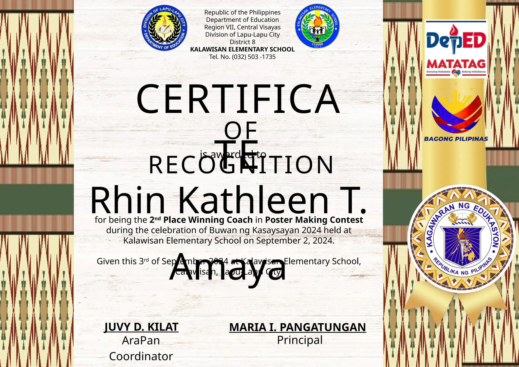 Geometric Ethnic Bordered Certificate Landscape.pptx